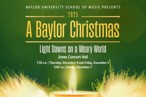 SOLD OUT: A Baylor Christmas (Friday) | Baylor University | Baylor ...